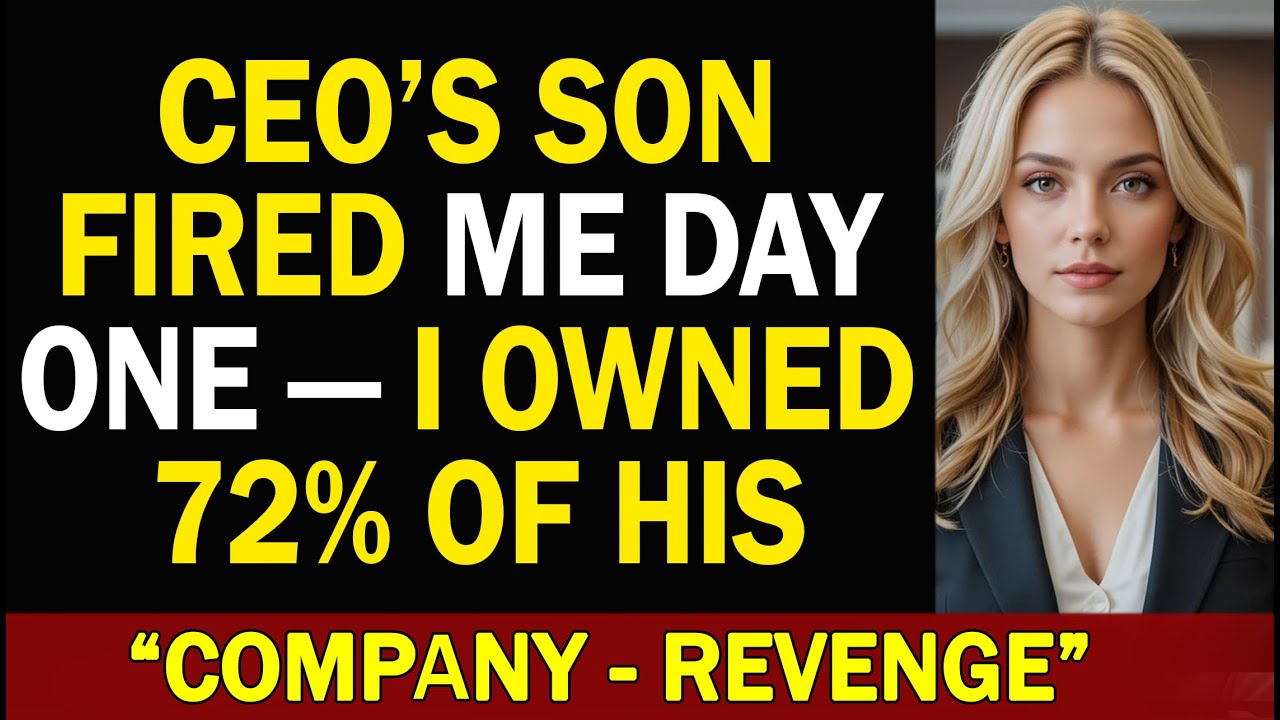 CEO's Son Fired Me Day One, I Owned 72% of His Company | Cheating Wife ...