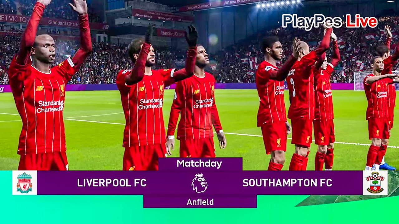 PES 2020 - Liverpool vs Southampton - Full Match & Goals - Gameplay PC ...
