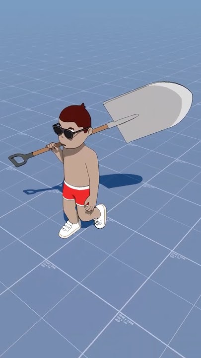 Walking with shovel animation #gamedev #madewithunity - YouTube