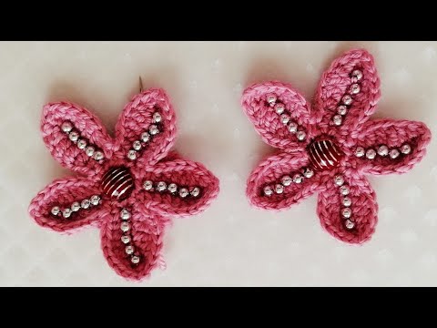 🌸 Boncuklu patik çiçeği 🌸