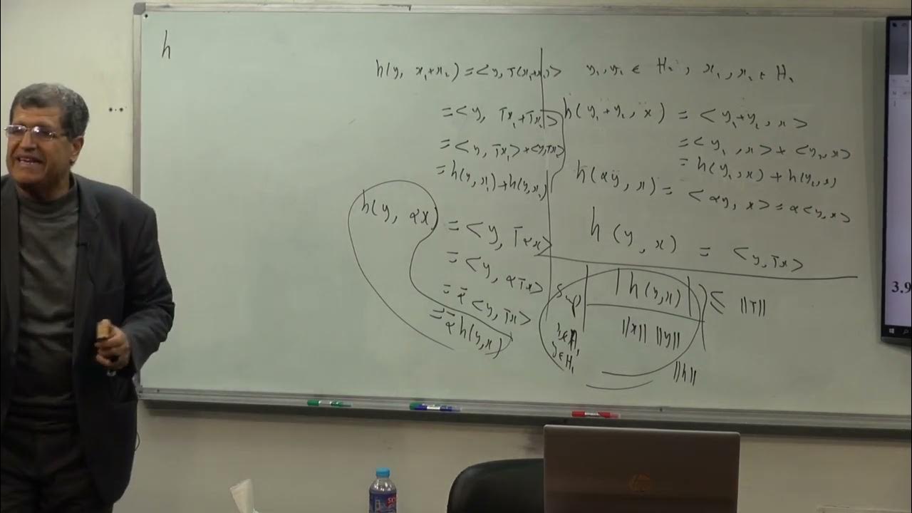 Lecture 24: 3.9 Hilbert Adjoint Operator - YouTube