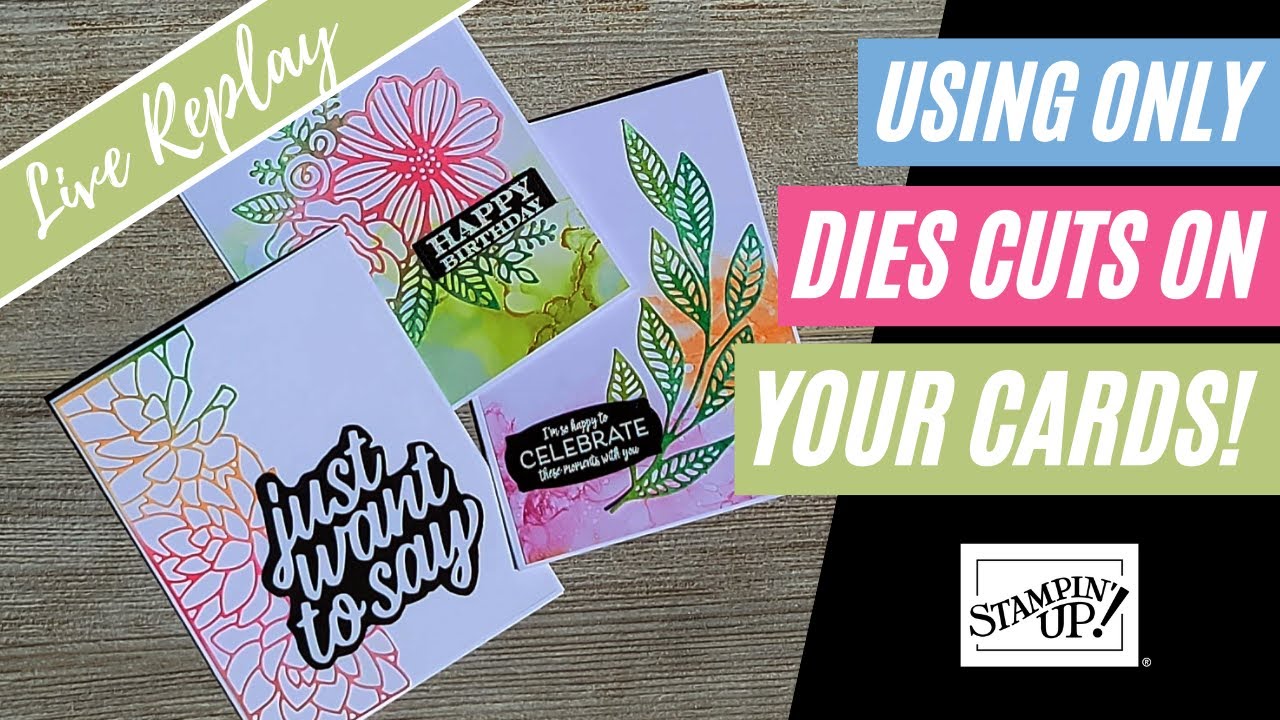 🛑 ONLY USING DIES on Cards?!? | Making Cards with Die Cuts | Stampin Up ...
