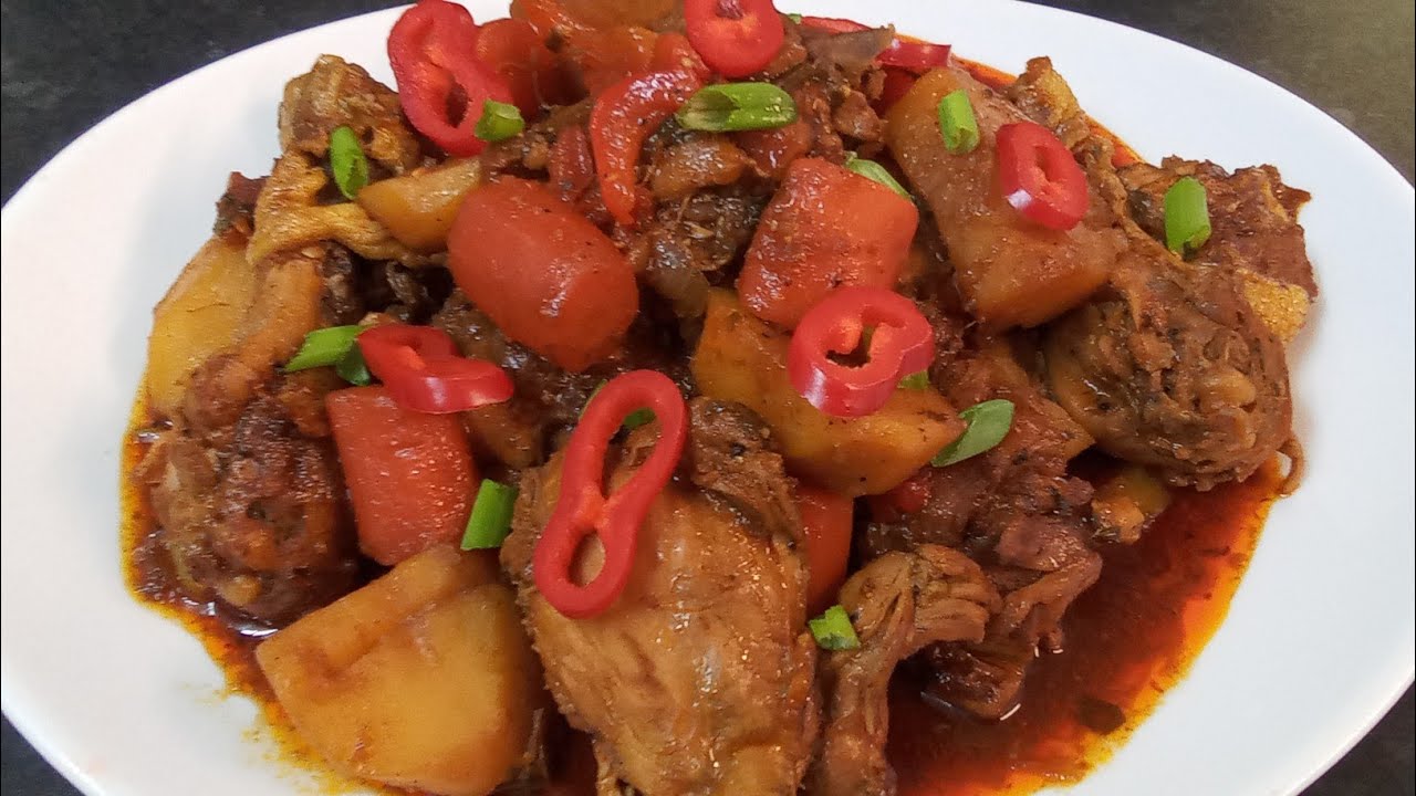 Authentic GUYANESE BROWN STEW CHICKEN 🇬🇧🇬🇾🙏♥️ - YouTube