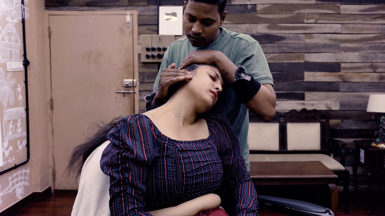 SLEEP INDUCING Head Massage to Relax your Senses | Indian Massage - YouTube
