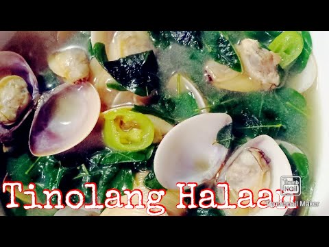 HOW I COOK MY TINOLANG HALAAN OR CLAMS - YouTube