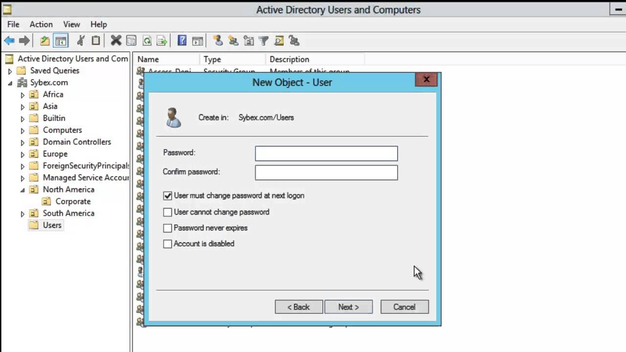 Creating AD Objects - YouTube