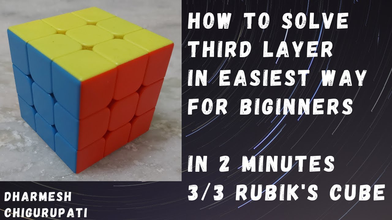 How do you solve the third layer of a Rubik's Cube for beginners? - YouTube