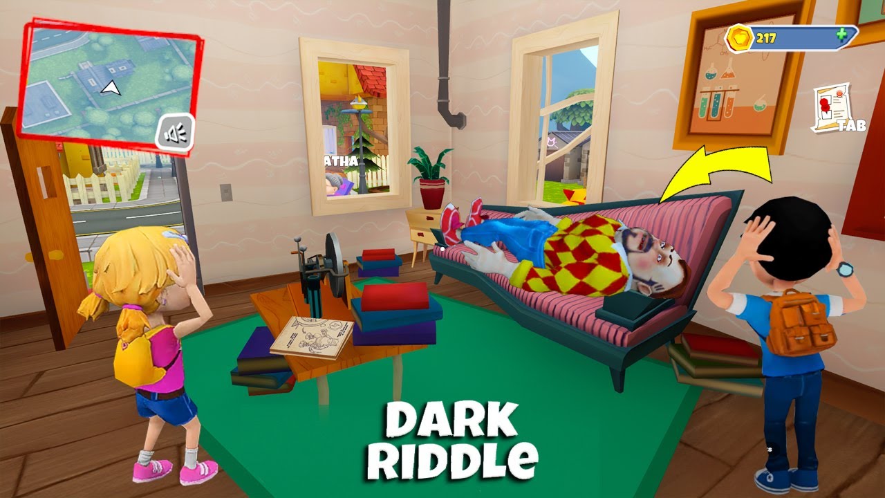 Dark Riddle ; Steam horror version (Skin)Walkthrough Gameplay Part 203 ...