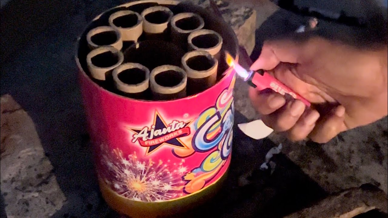 Candy crush firework | crackling 12 shots - YouTube