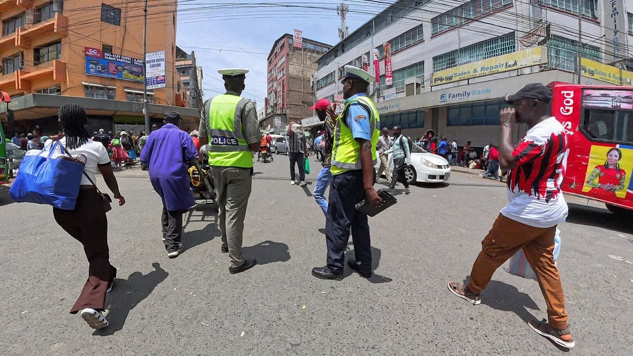OTC to River Road Walk | Nairobi CBD in 4K Real Time - Nairobi Town ...