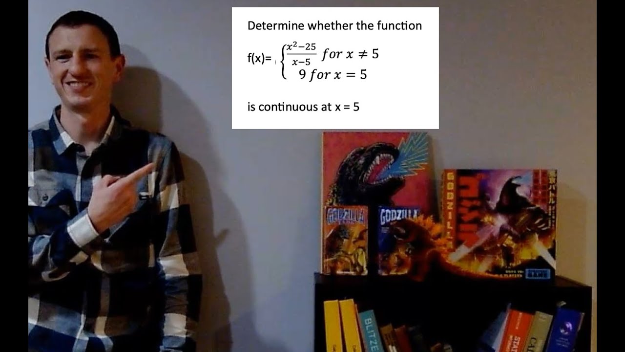 Determine Continuity of a Piecewise-Defined Function! With a Hole ...