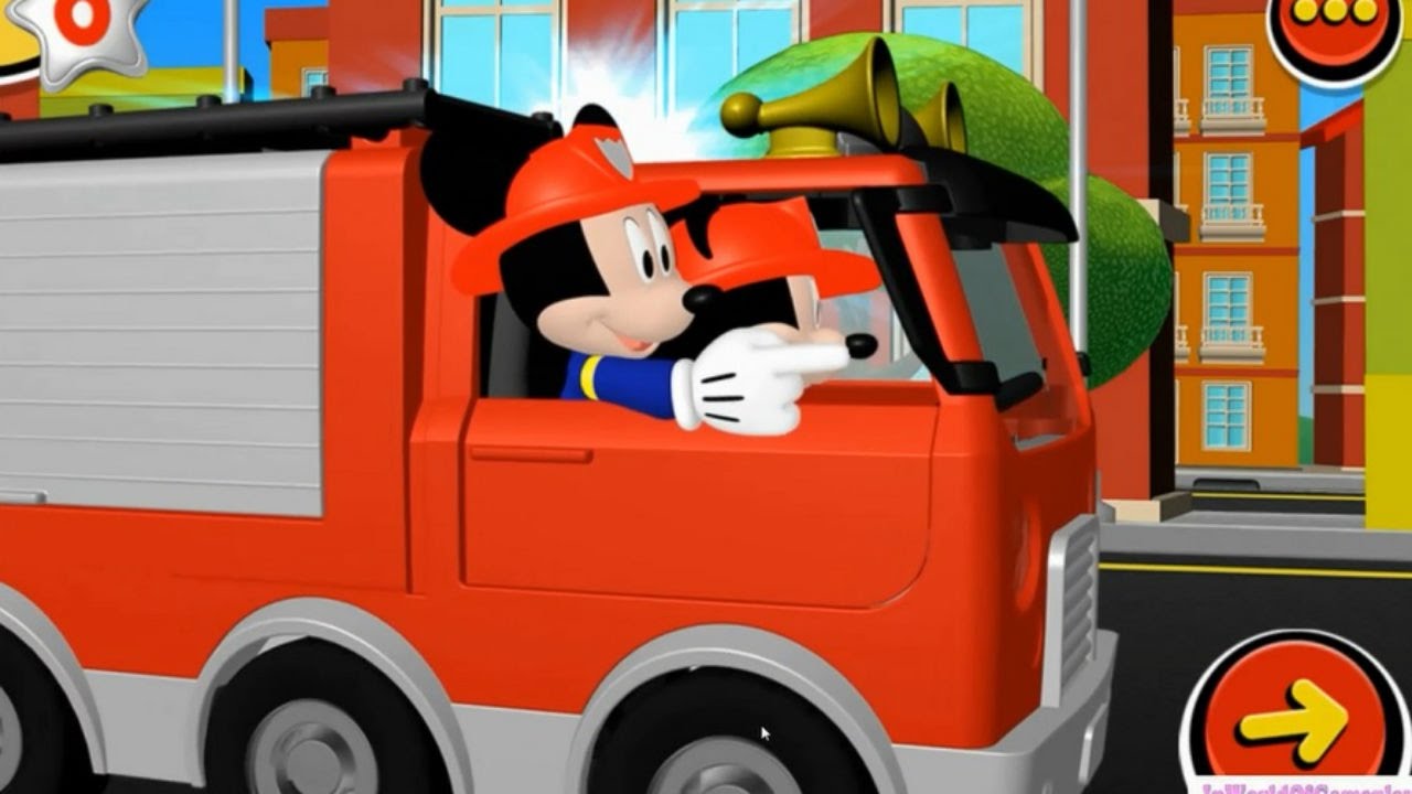 Mickey And Minnie Universe Fireman Game Disney Game For Kids - YouTube