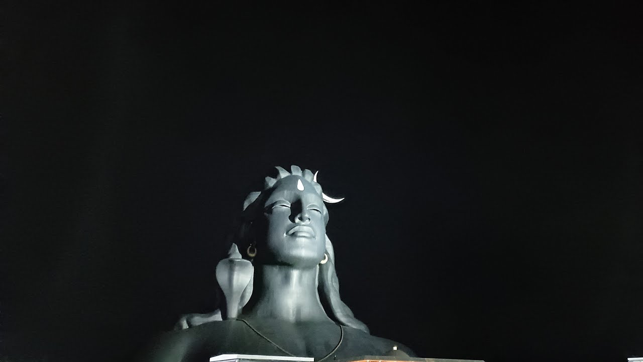 Isha|| Adiyogi 3d laser light show@isha foundation coimbatore||lord ...