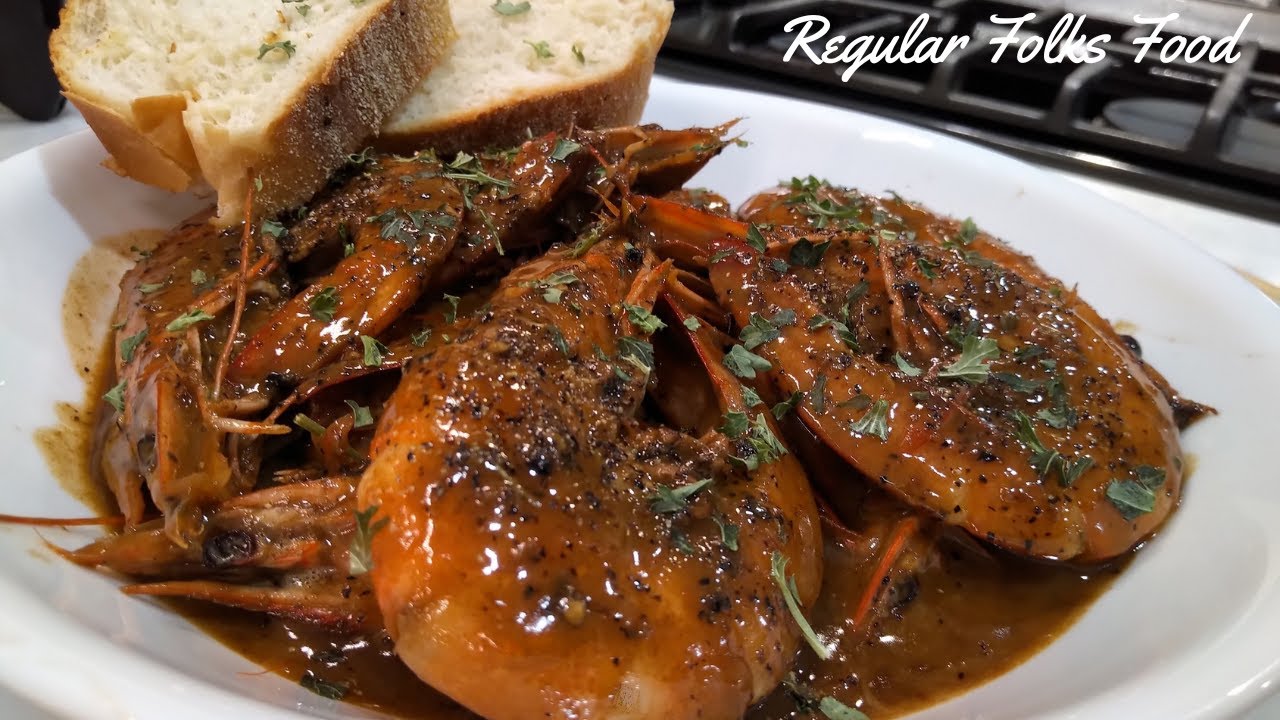 New Orleans BBQ Shrimp - Mr B's Way - YouTube