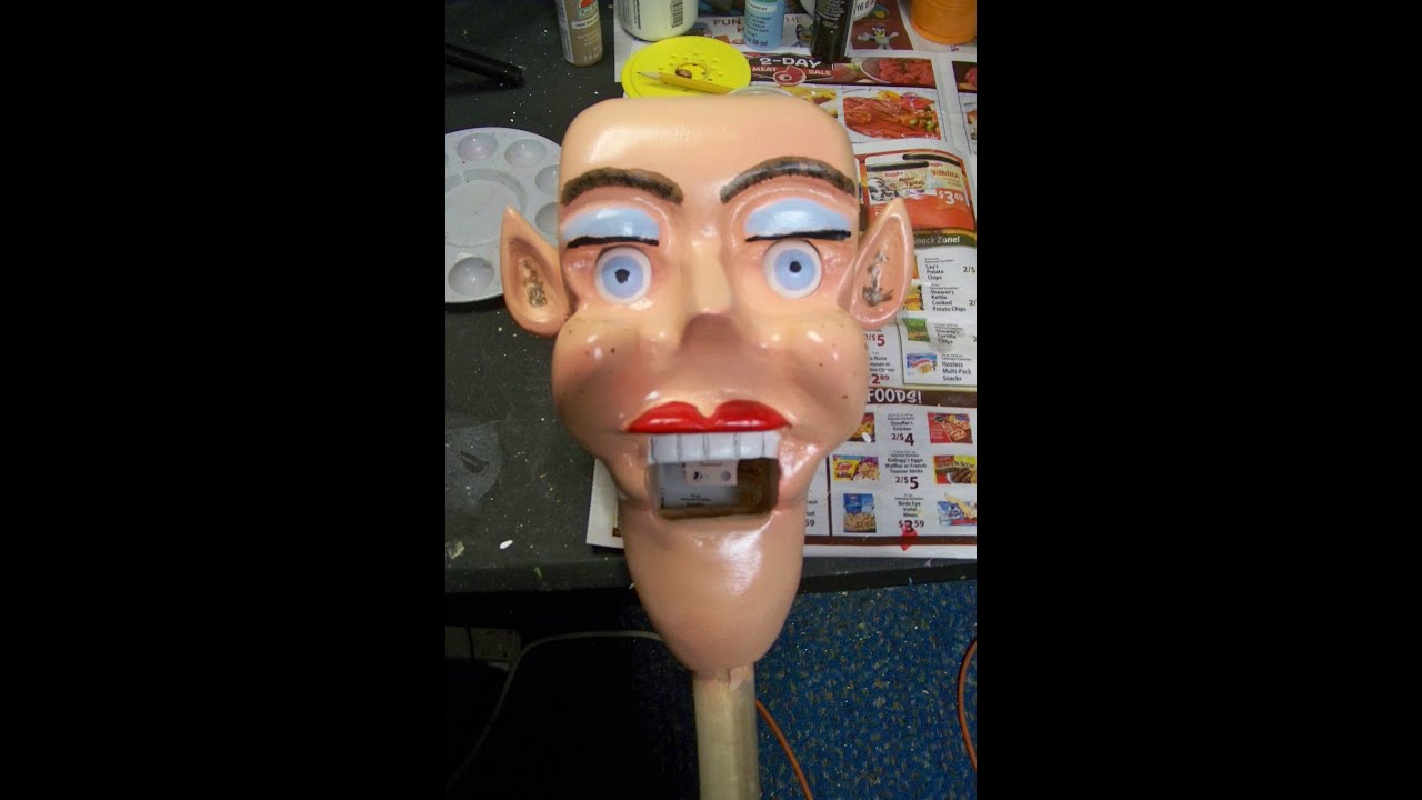 Molly the Elf part 40, how to make a ventriloquist dummy, figure out of ...