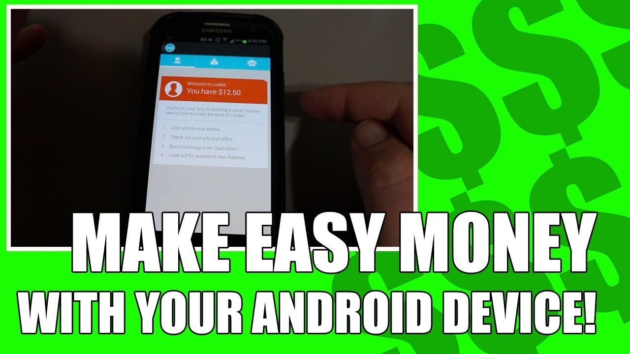 Make Money with Your Android Smartphone Phone with CashPirate - YouTube