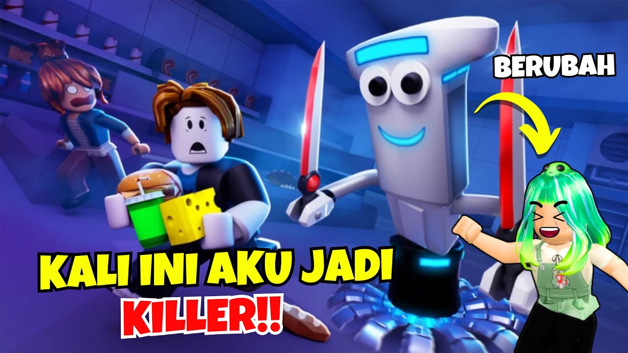 KALI INI JADI KILLER?! PANIK PANIK LAGI KABUR DARI SUPERMARKET!! | Roblox Indonesia| PANIK 2 ...
