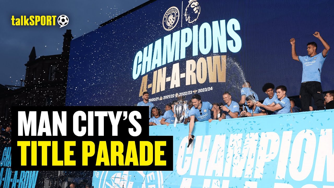 The BEST Of Manchester City's FOUR-IN-A-ROW Title Parade! 🏆🍾🔥 - YouTube