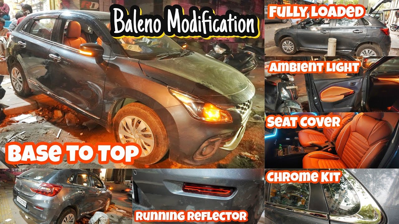 2023 Baleno Modification | Best Modified Baleno at Shyam Auto Centre ...