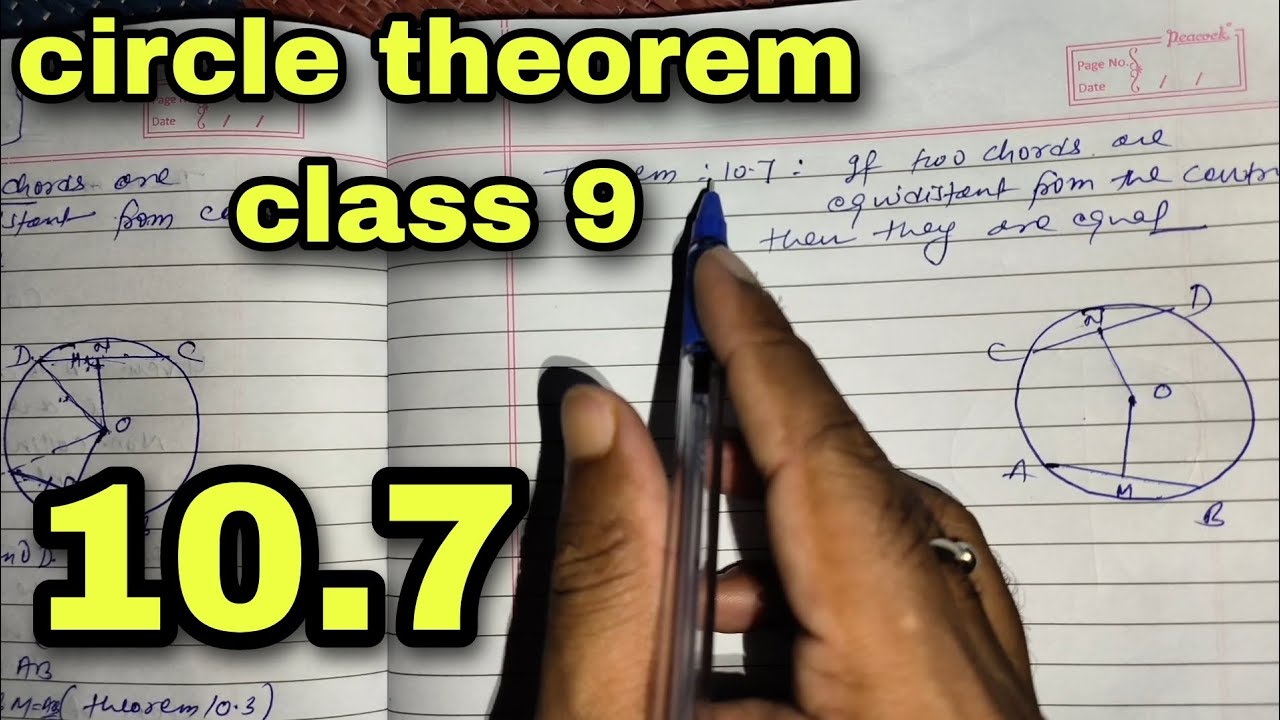 how to solve circle questions class 9|Circle Theorem for class 9th ex ...