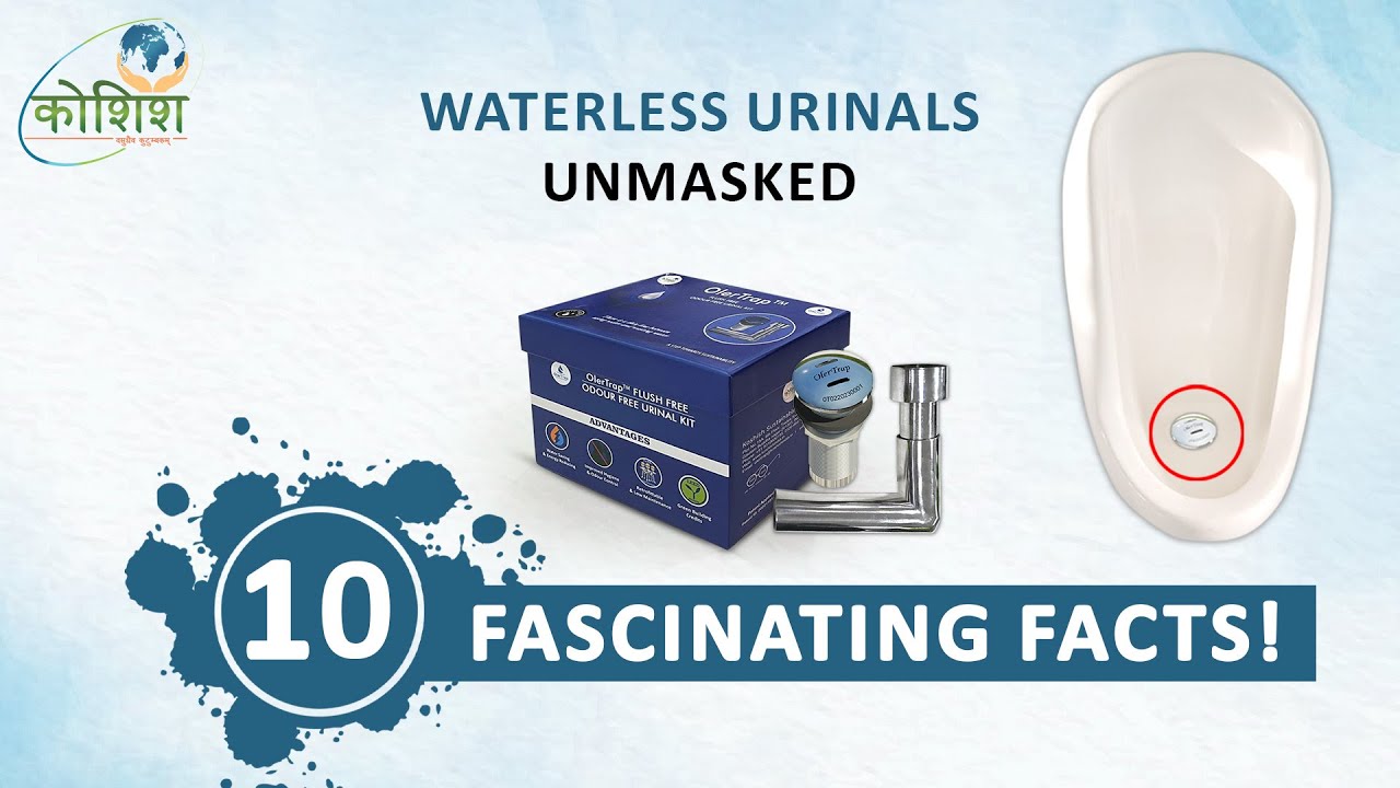 Waterless urinals 10 facts #waterlessurinals #savewater - YouTube