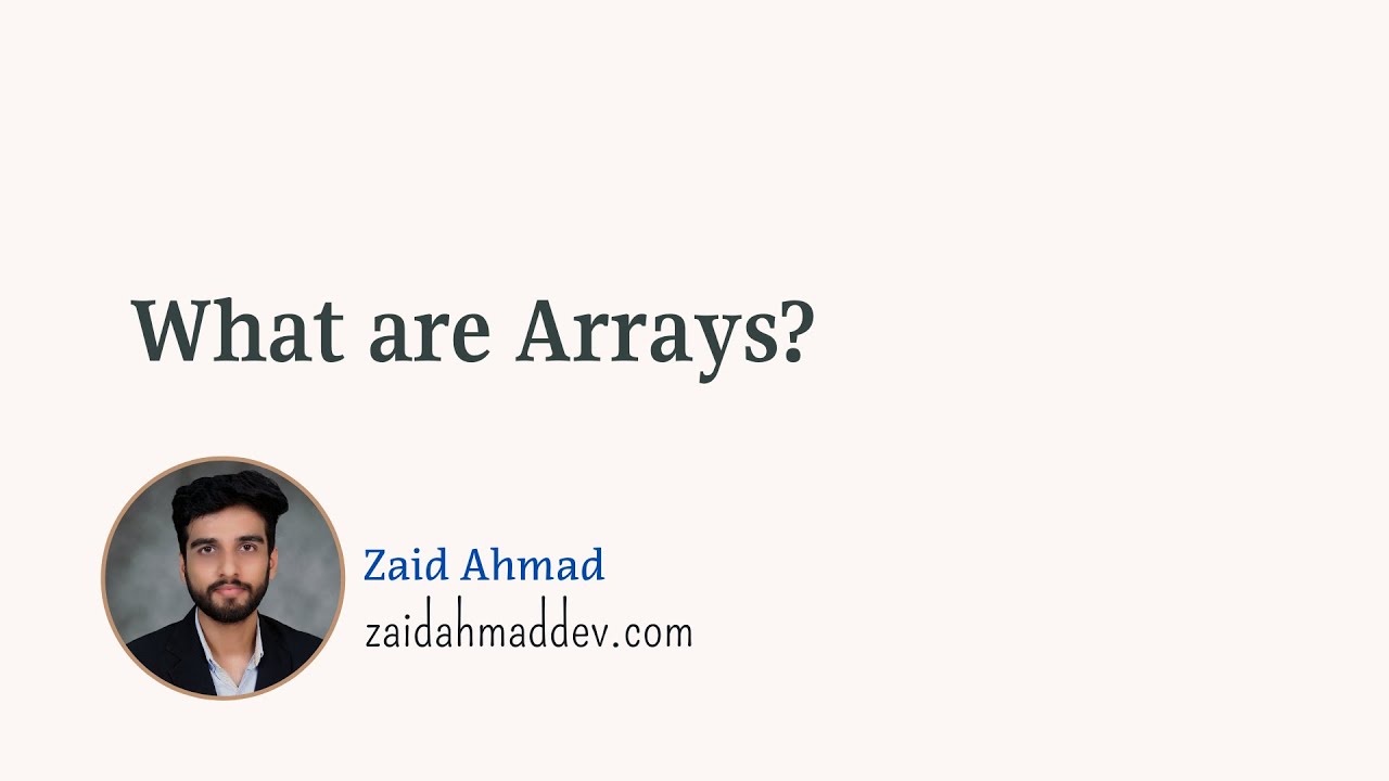 What Are Arrays Javascript Tutorial For Beginners Urdu Hindi Youtube