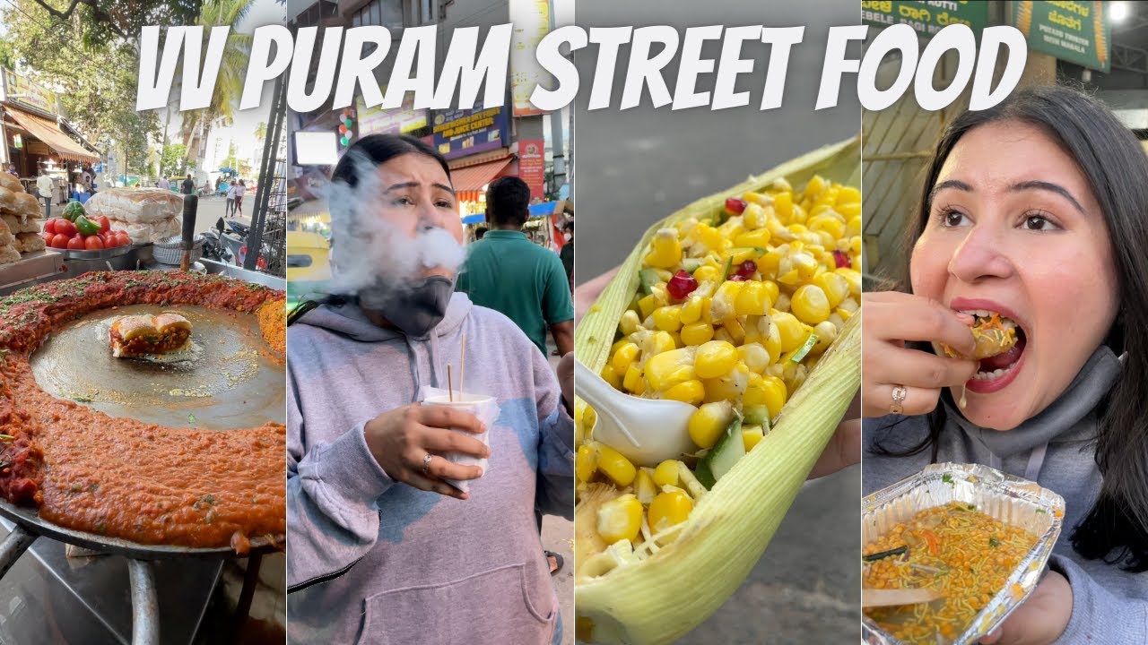 Bangalore VV Puram Street Food | What To Try? - YouTube