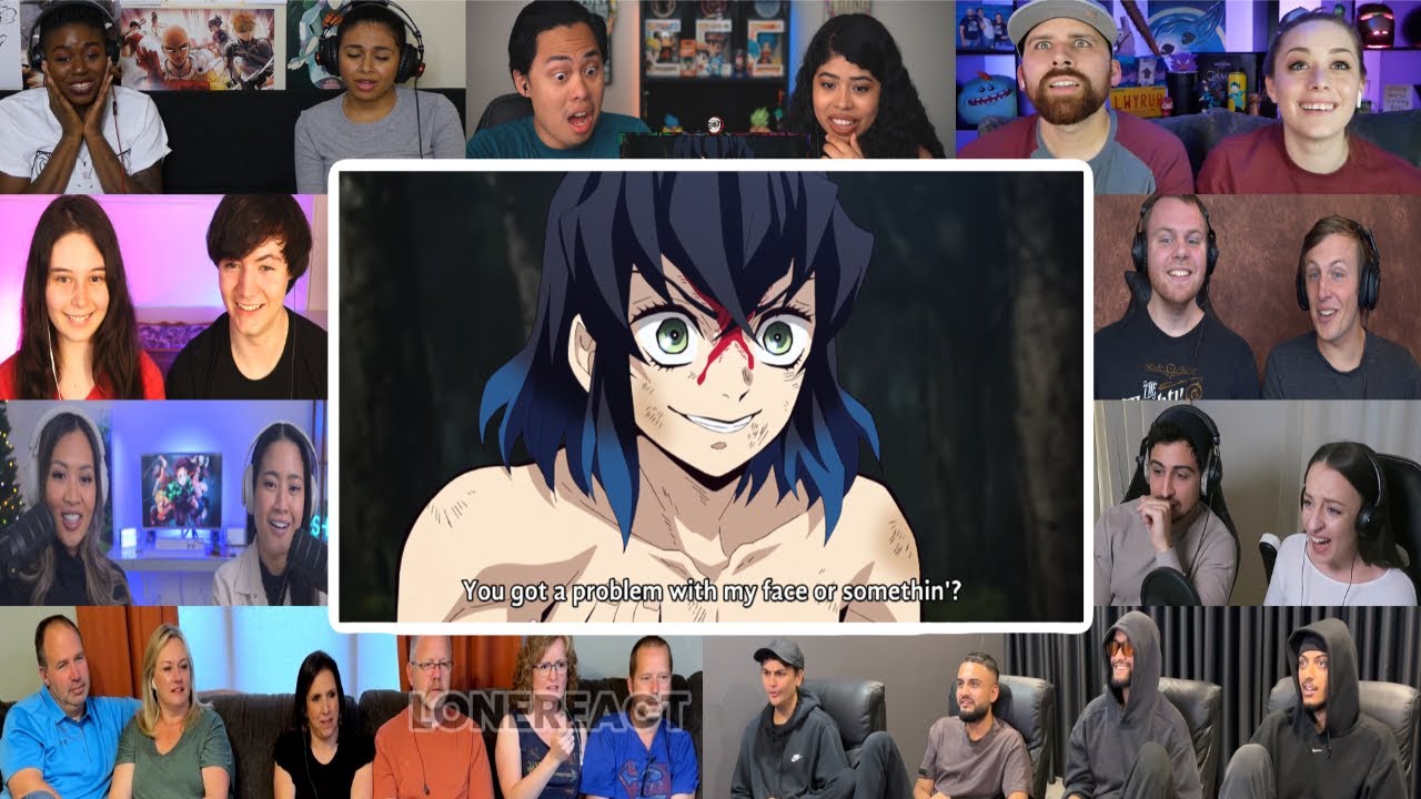 Inosuke’s True Face Revealed Scene - Demon Slayer S1 Ep14 | Reaction ...