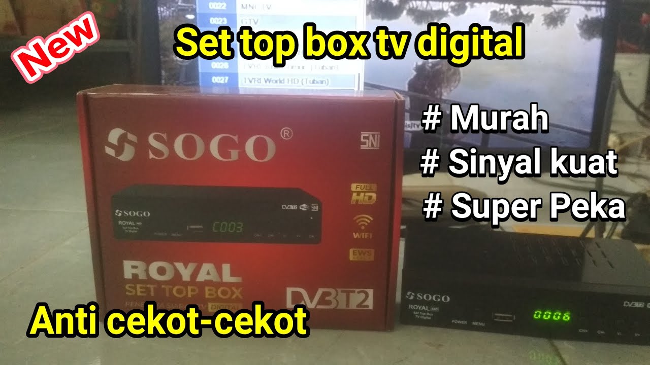 REVIEW SET TOP BOX SOGO ROYAL DIGITAL RECEIVER SUPER PEKA - YouTube