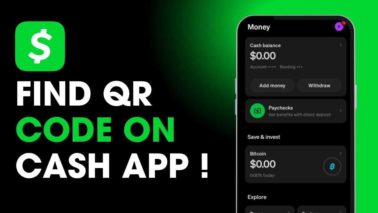 How to Find Cash App QR Code - YouTube
