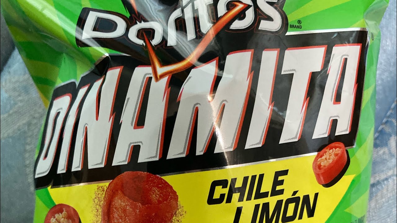 FOOD review:Doritos DINAMITA chips 👍 - YouTube