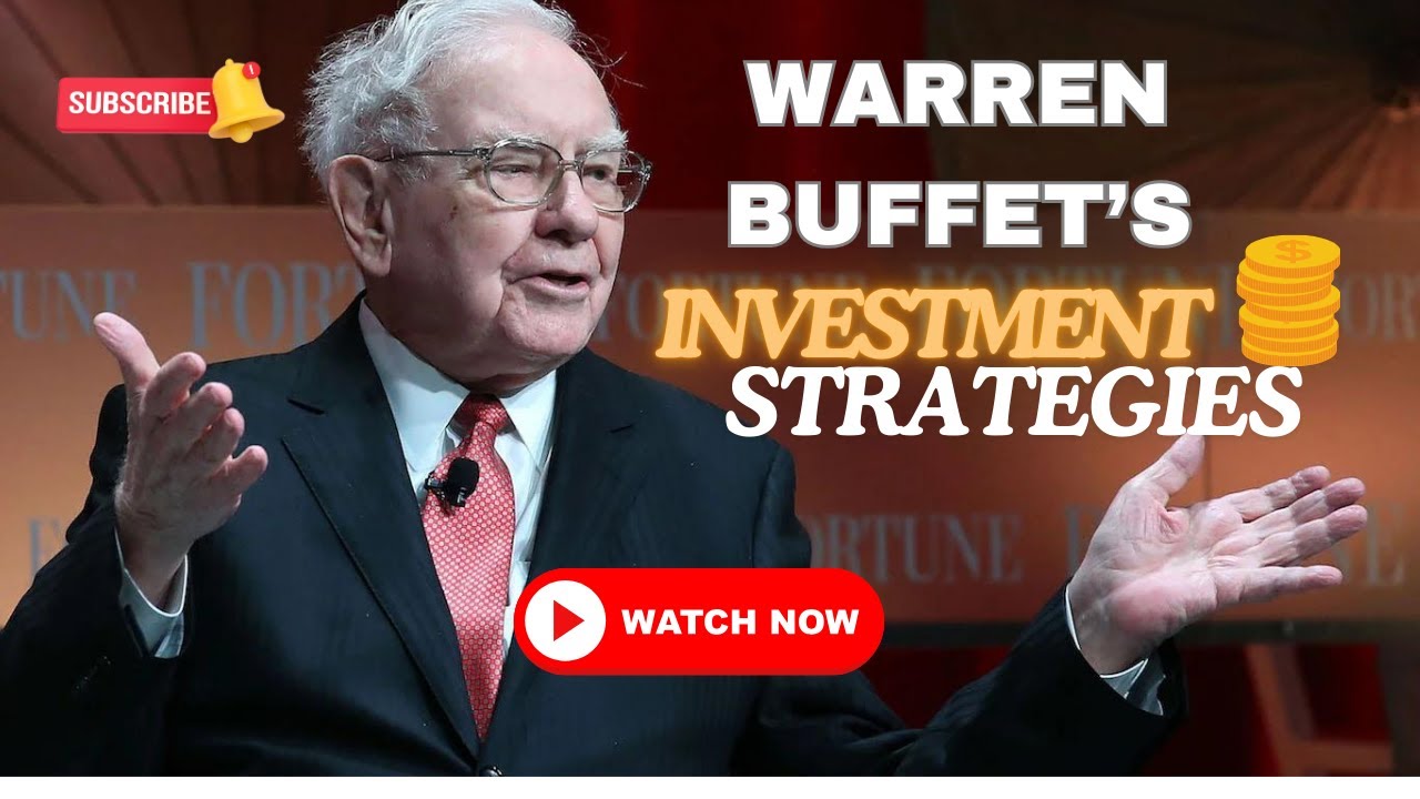 How to Become RICH ? | WARREN BUFFET'S INVESTMENT STRATEGIES | - YouTube