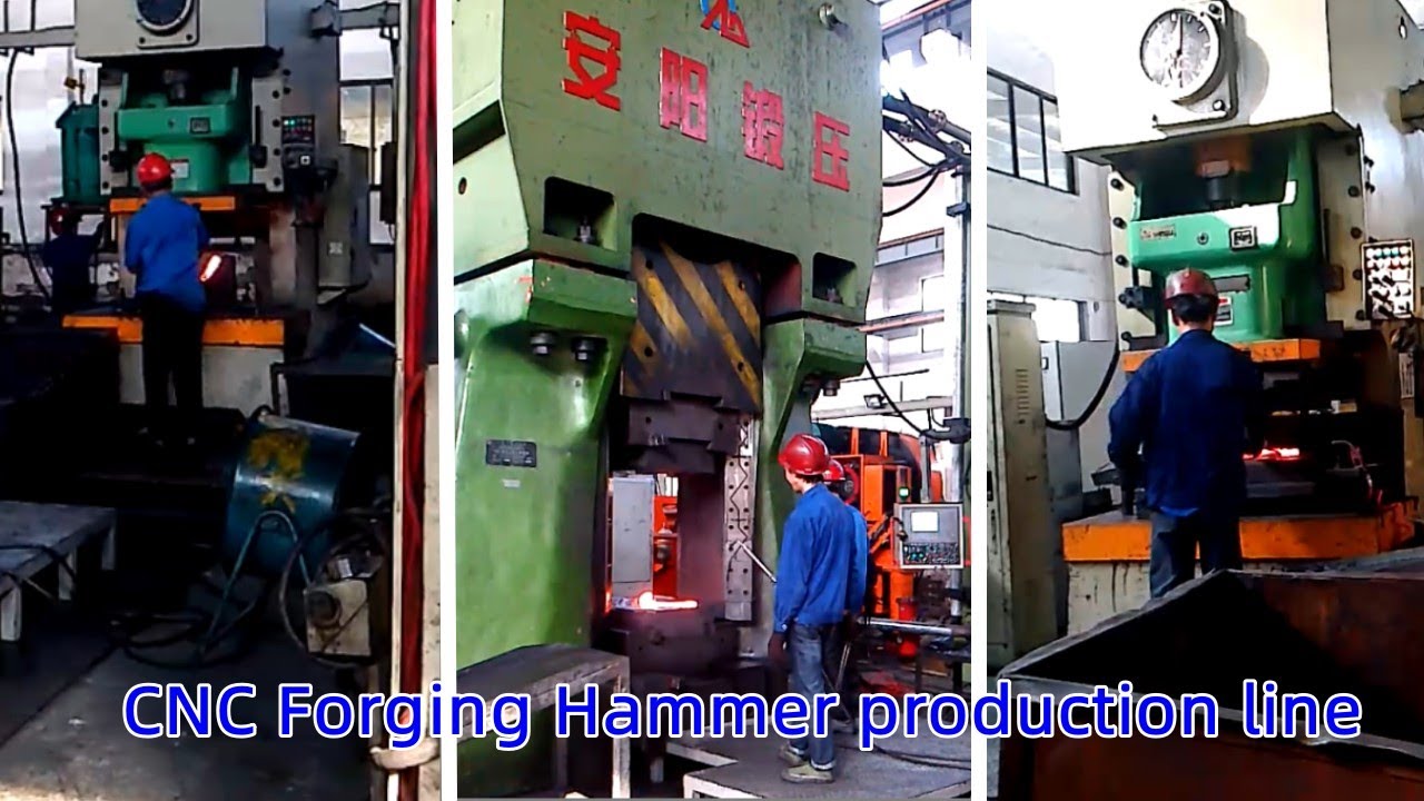 CNC Forging Hammer Production Line - YouTube