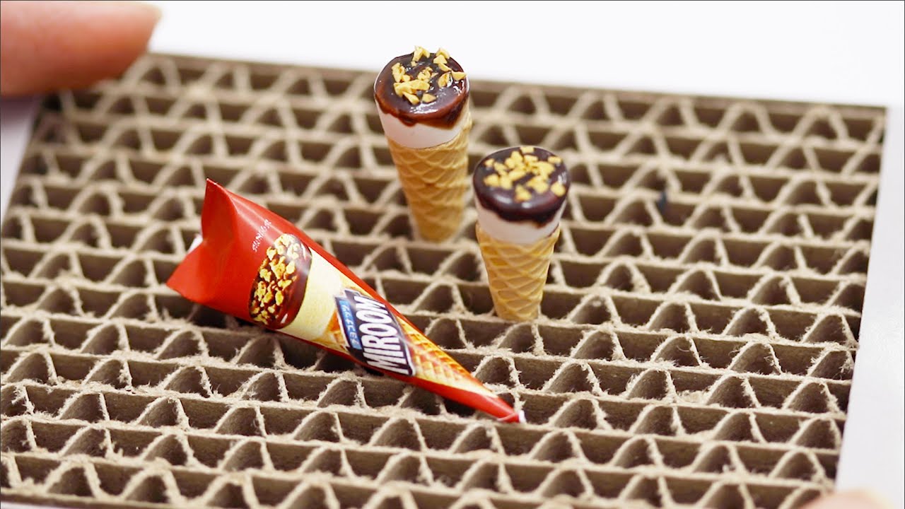 ミニチュアコーンアイス Miniature Corn Ice Cream - YouTube