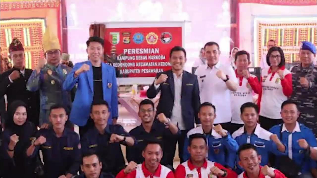 Resmikan Kampung Bebas Narkoba, Begini Pesan Kapolres Pesawaran - YouTube