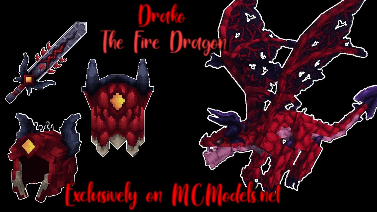 Drako - The fire dragon [MCModels] - YouTube