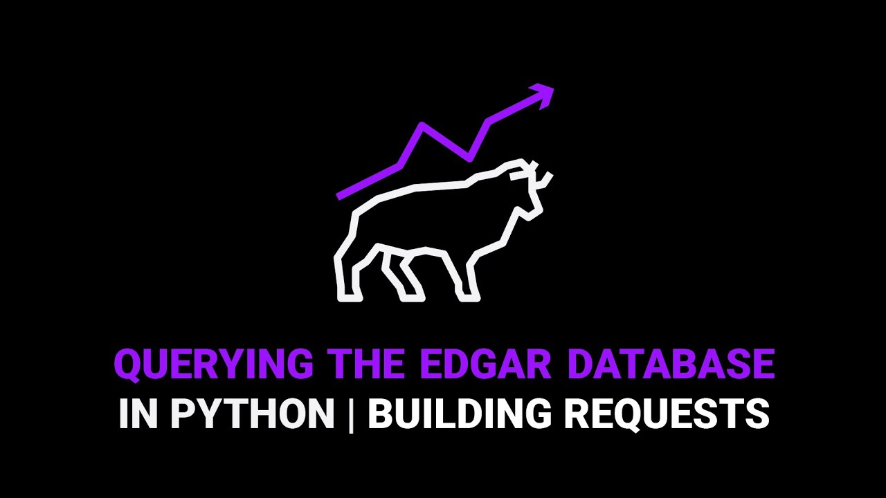 How to use the EDGAR Database in Python | Building Requests - YouTube