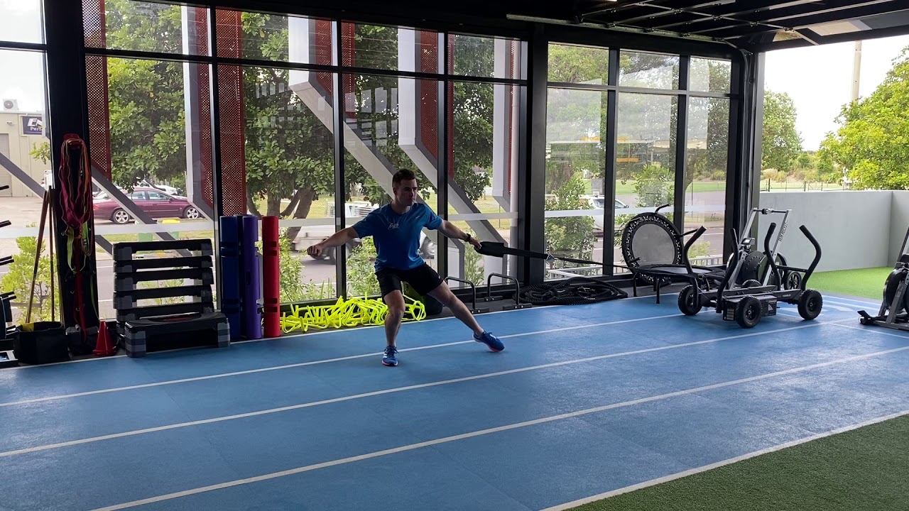 Hip Strength 2.2- Lateral Sled Drag - YouTube