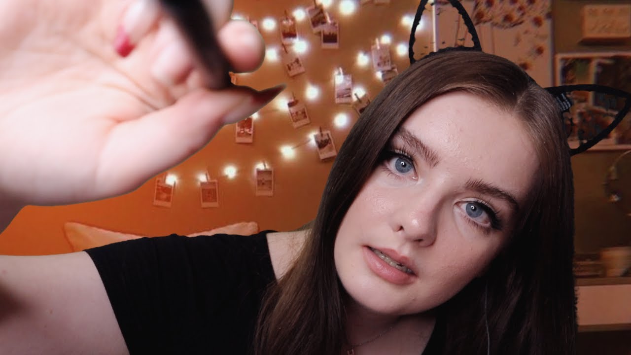 ASMR Doing Your Halloween Makeup 🎃 (rummaging sounds, mouth sounds ...