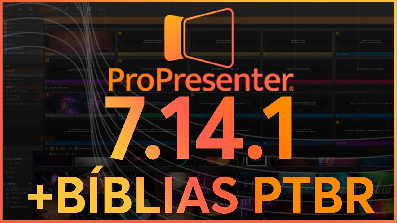 Propresenter 7 com Biblias PTBR - YouTube