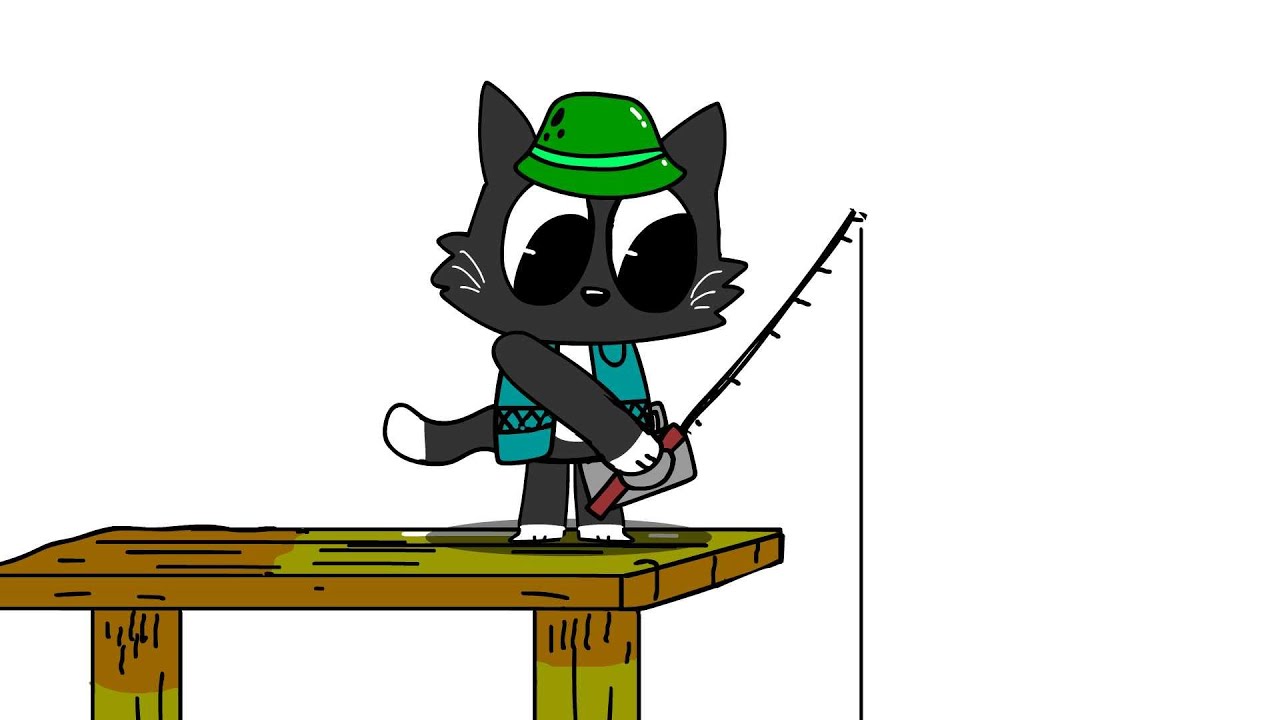 Maxwell Cat Goes Fishing | Maxwell Cat Animation - YouTube
