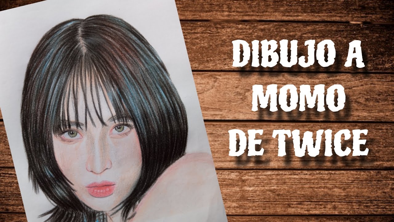 DIBUJO Y PINTO A MOMO DE TWICE | How To Draw Kpop #OneSpark - YouTube