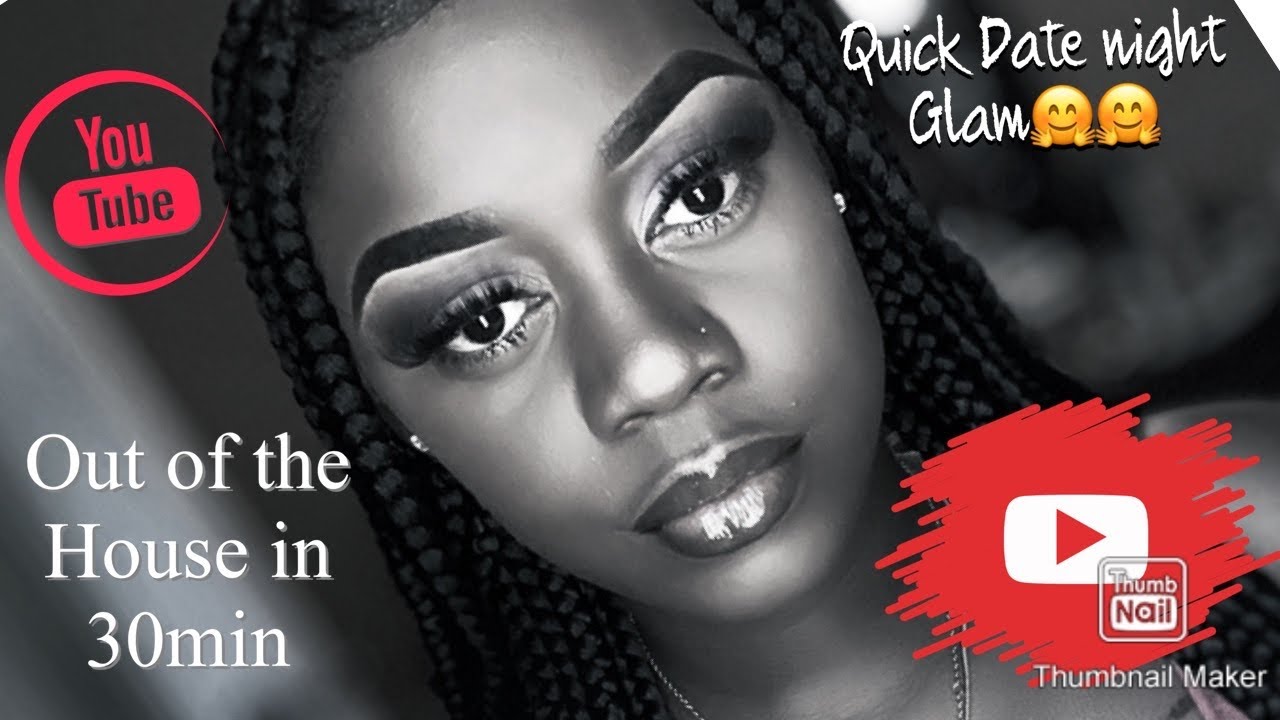 Quick Date Night Glam Makeup Tutorial 🦋 - YouTube