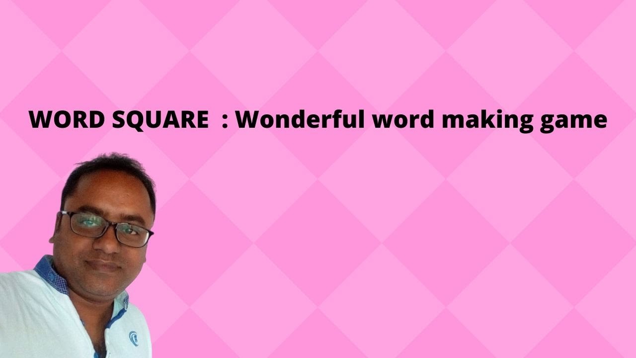 WORD SQUARE : Wonderful word making game - YouTube