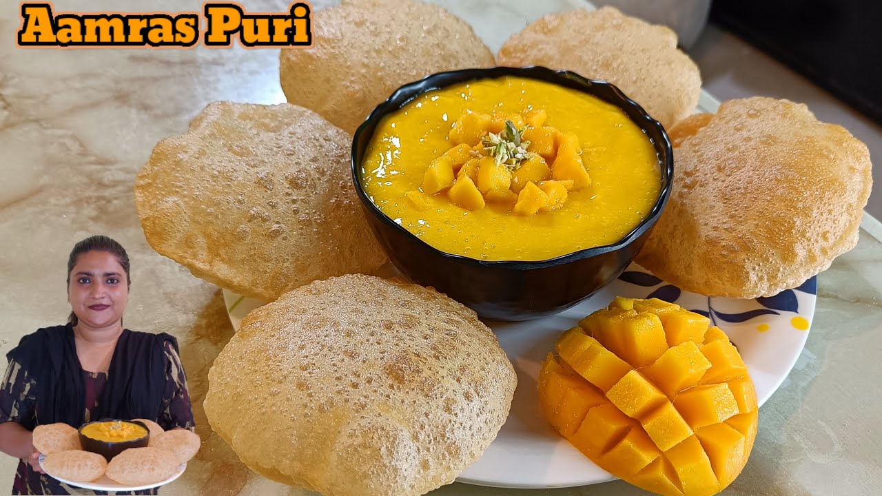Aamras Puri Recipe | आमरस रेसिपी | Puri recipe | Summer Special Mango ...