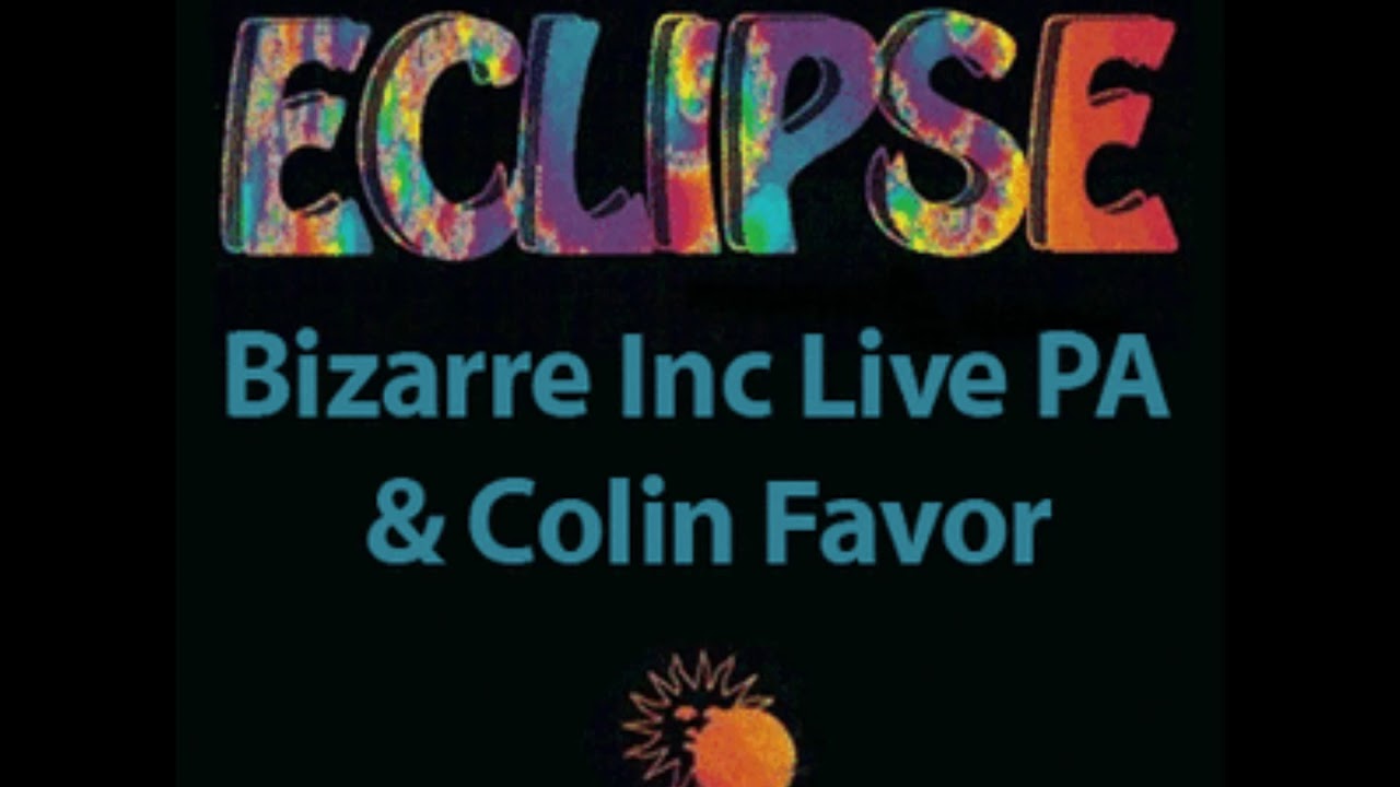 Bizarre Inc Live PA & Colin Favor The Eclipse Coventry 1991 - YouTube