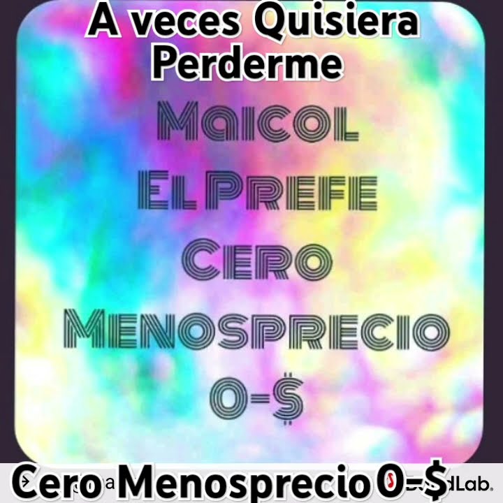 A Veces Quisiera Perderme Desahogo #1 - Maicol El Prefe Ft Cero ...