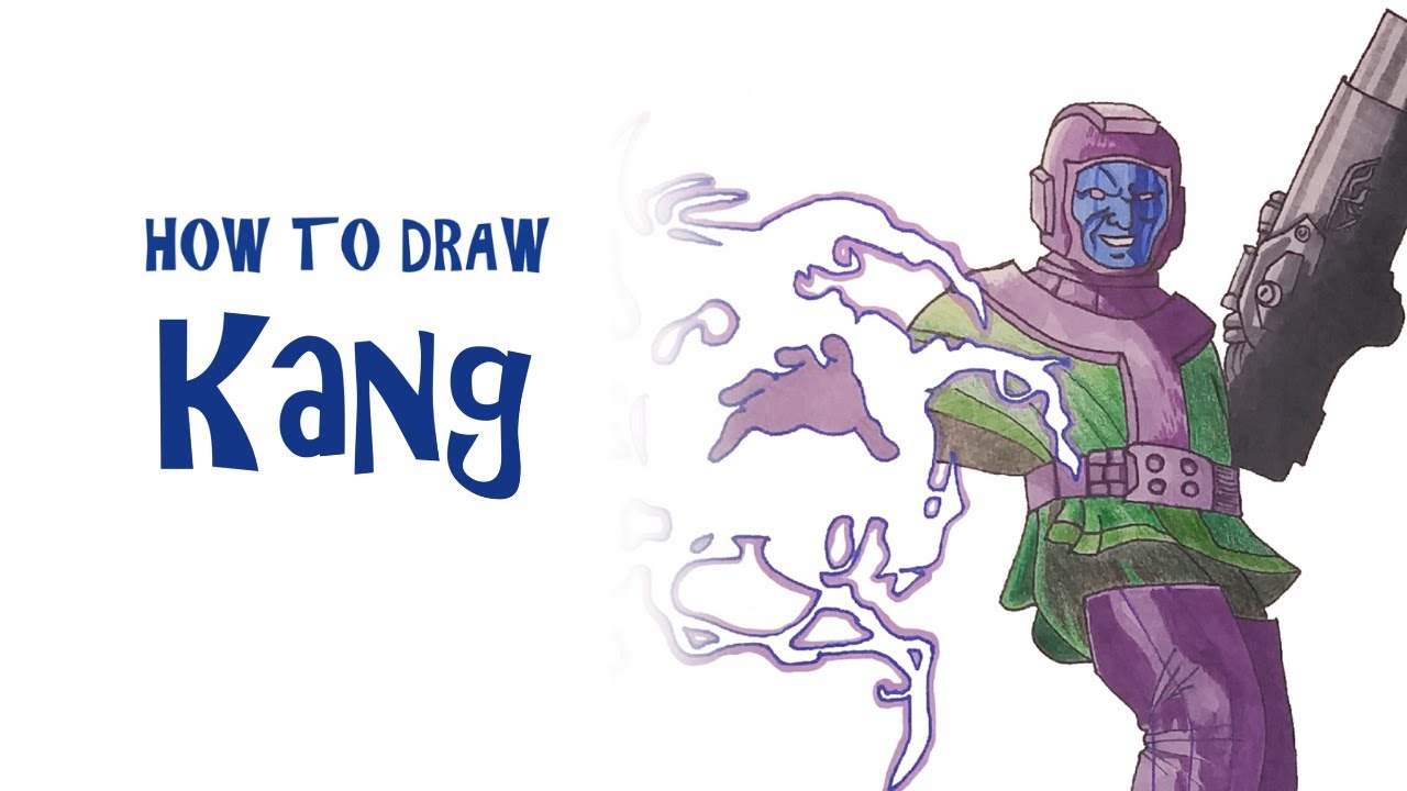 How to Draw Kang the Conqueror - YouTube