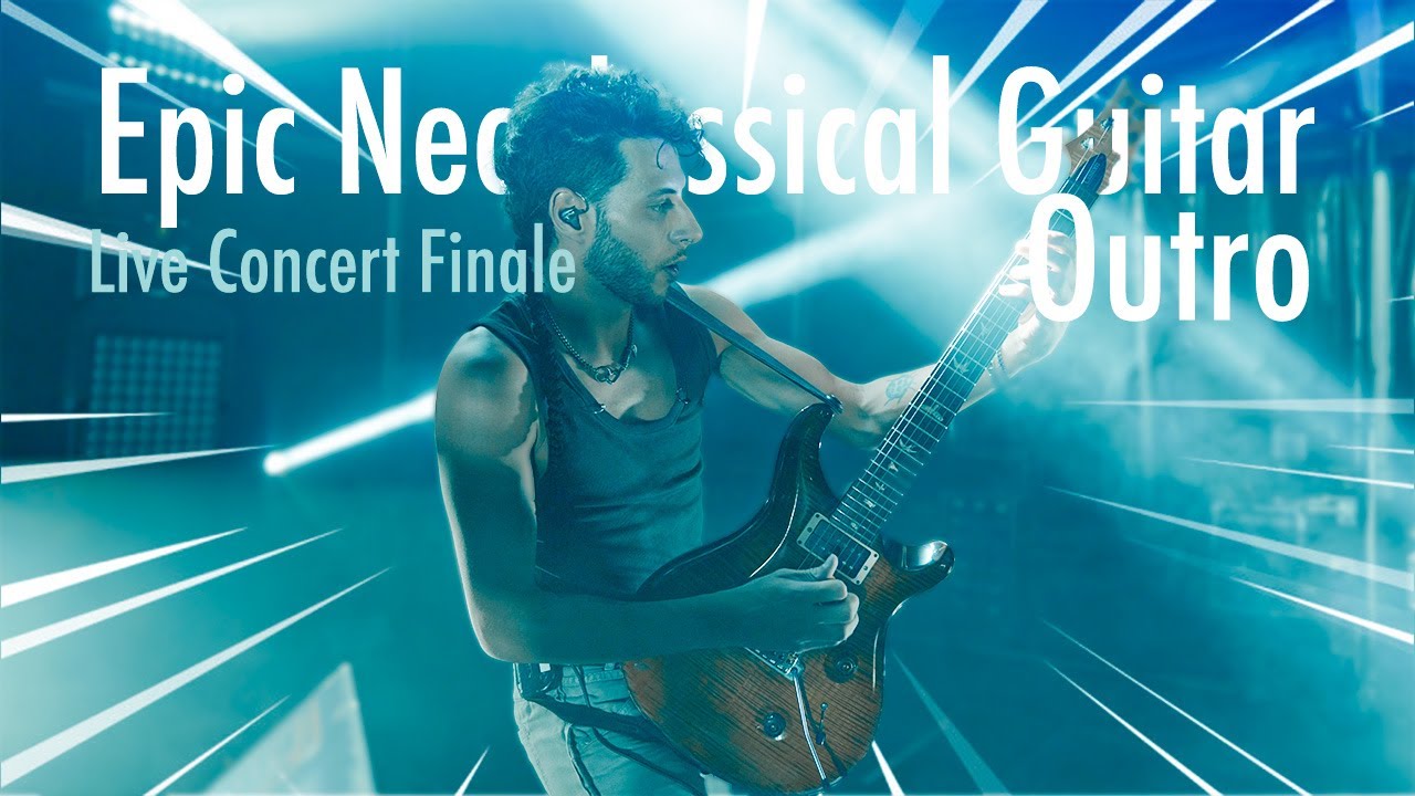 Epic Neoclassical Guitar Solo - Live Concert Finale | Shredding Outro ...