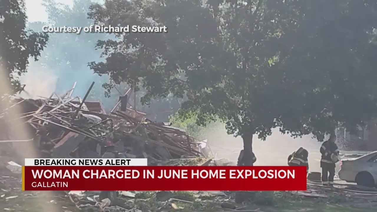 Gallatin, TN woman charged in connection with home explosion - YouTube